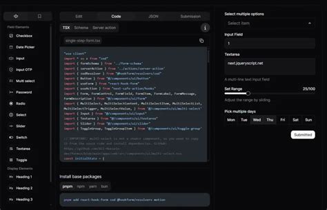 Form Builder Nextgen Javascript