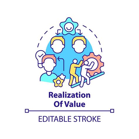 Realization Of Value Concept Icon Innovation Management Principle Abstract Idea Thin Line