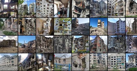 Зруйновані та пошкоджені будинки Руйнування в Україні