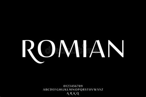 Minimalist And Elegant Modern Sans Serif Font Vector With Alternate