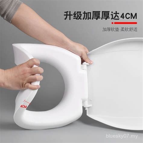 Eva Pemanasan Penutup Tandas Bawah Tahan Lama Tandas Kuno Tebal Dan Berbuih Papan Tutup Penutup