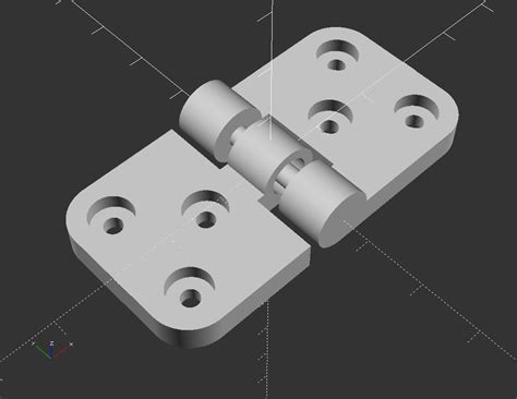 Parametric Hinge Par Fabio Téléchargez Gratuitement Un Modèle Stl