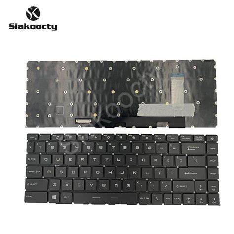 Siakoocty New Rgb Backlit English Keyboard For Msi Modern14 Ge66 Raider Ms 1541 Gs66 P66 Stealth