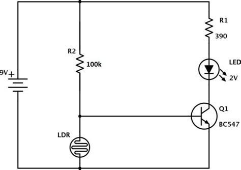 Build The Light Detector Circuit Shown Using