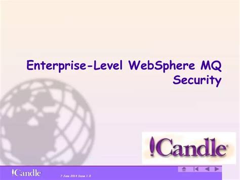 PPT Enterprise Level WebSphere MQ Security PowerPoint Presentation Free Download ID 1444756