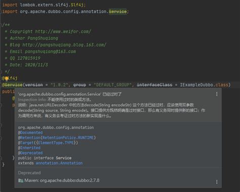 Springcloud项目下提示nfigannotationservice 已经过时了