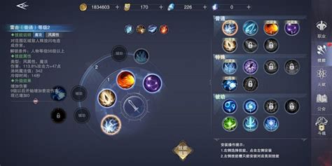 技能界面【新神魔大陆】