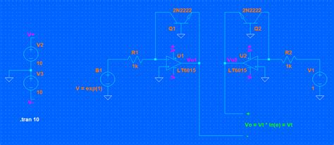 Log Amplifier Circuit Part 1 In This Blog Post We Will Analyze By