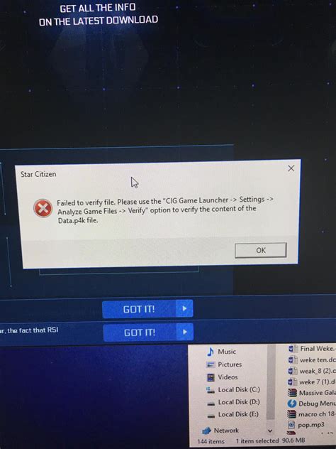 Get This Error Every Time I Try To Load The Game If I “verify” It Loads A “manifest” Which