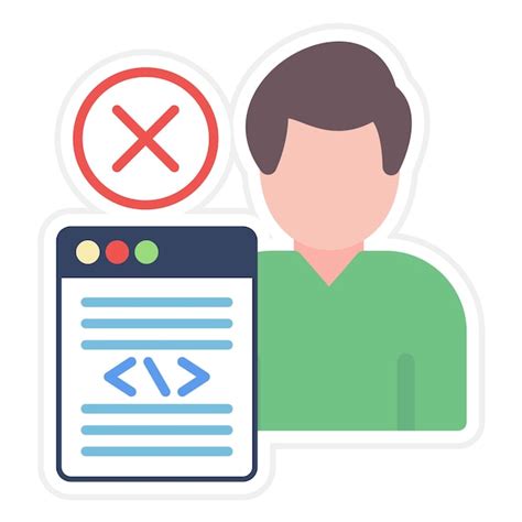 Premium Vector No Programming Experience Flat Illustration