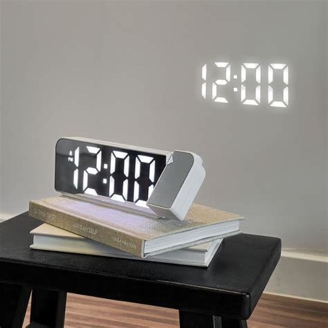 알람·탁상시계 빔프로젝트로 쏴주는 홈비 디지털 날짜 온습도 알람 탁상 시계 오늘의집 쇼핑