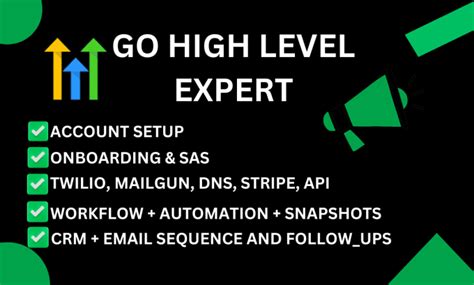 Set Up Your Go High Level Accounts Build Funnels Automation And Workflow By Mavissteve280