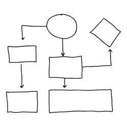 Abstract Flowchart Royalty Free Vector Image VectorStock