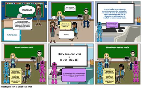 Factor Comun Storyboard By 43e08278