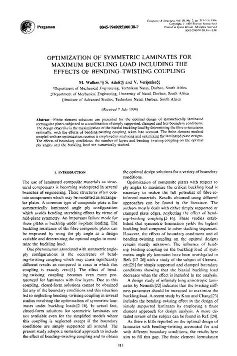 Pdf Buckling Analysis Laminates Pdf Dokumen Tips