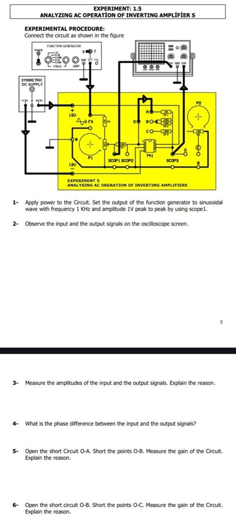 Solved Apply Power To The Circuit Set The Output Of The Chegg Com