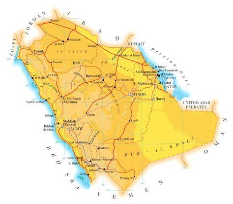 Arabian Desert Map