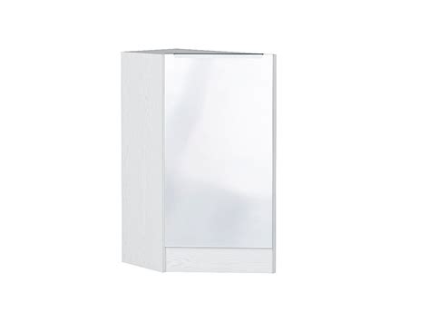 Шкаф нижний торцевой Фьюжн Angel Белый