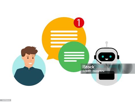 Vetores De Chatbot Conceito Conversa Humana Com Robô Atendimento E