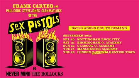 Frank Carter And The Sex Pistols Announce Four New Uk Shows Kerrang