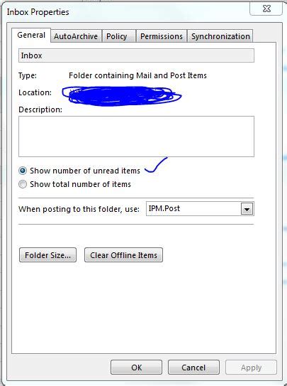 Unread Message Count Is Different In Owa And Outlook Onlinemode