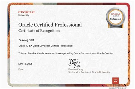 Oracleapex Oracle Oracledeveloper Apex Lowcode