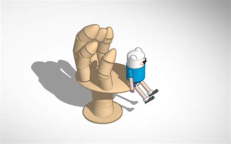 3d Design Exotic Hand Chair Tinkercad