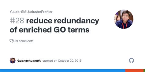 Reduce Redundancy Of Enriched Go Terms · Issue 28 · Yulab Smu