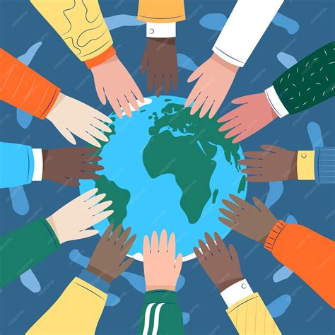 인종 차별주의 그림 개념을 중지 무료 벡터