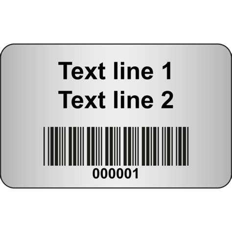 Silver Code 128 Barcode Labels 40x25mm Labels Online