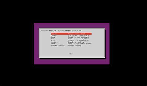 Boot Into Ubuntu Recovery Mode Testingdocs