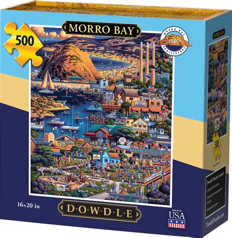 Morro Bay 500 Piece Dowdle Jigsaw Puzzle Boardwalk Puzzles