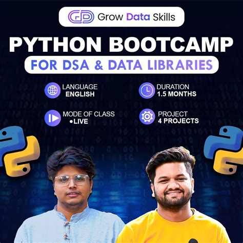 Ketan Gangal On Linkedin Pythonbootcamp Dsacourse Growdataskills