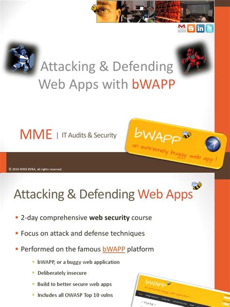 Bwapp Training Pdf Web Application Vulnerability Computing