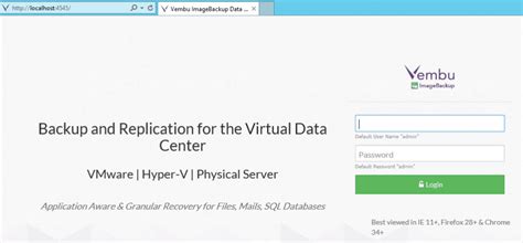 Vembu Bdr Suite Protecting Virtual And Physical Servers
