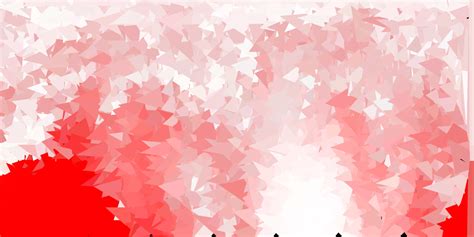 Light Red Vector Abstract Triangle Backdrop 12248934 Vector Art At