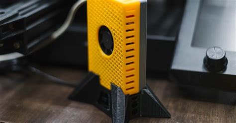 Parametric Raspberry Pi 4b Case 30mm Fan With Vertical Stand By