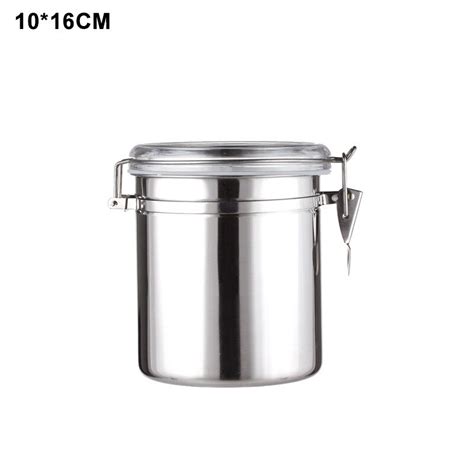 Stainless Steel Airtight Coffee Container Storage Grandado