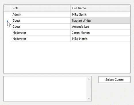 Multiple Row And Cell Selection Winforms Controls Devexpress