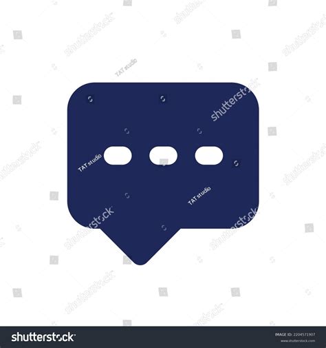 Typing Message Black Glyph Ui Icon Stock Vector Royalty Free 2204571907 Shutterstock