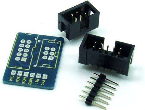 Idc 6 10 Breadboard Isp Adapter Kit Breadboard Pcb A682 Bigamart