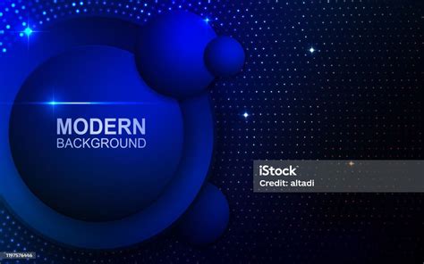 테두리 반짝이는 공 반짝이는 모자이크가 있는 둥근 프레임의 다크 블루 디자인 0명에 대한 스톡 벡터 아트 및 기타 이미지 0명 가리기 가장자리 Istock