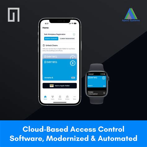 Genea Accesscontrol Apex3systems Intelligentsecuritysolutions Safety… Apex3 Systems Llc