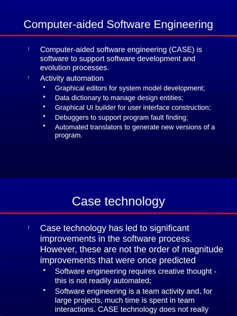 Lesson 14 Computer Aided Software Engineering Pdf