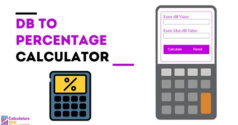 Db To Percentage Calculator Online