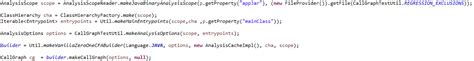 Incomplete Callgraph Using The Java Sourcecode Frontend Zeroonecontainercfabuilderfactory