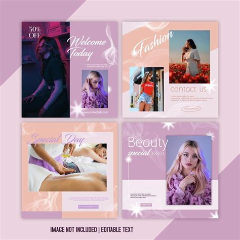 Premium Psd Fashion Social Media Instagram Poster Template Design Collections