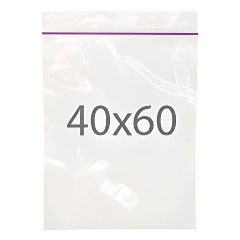 Пакет с зип замком 40х60мм 40мкм 100 шт уп для фасовки Пакеты грипперы Zip Lock полиэтиленовые