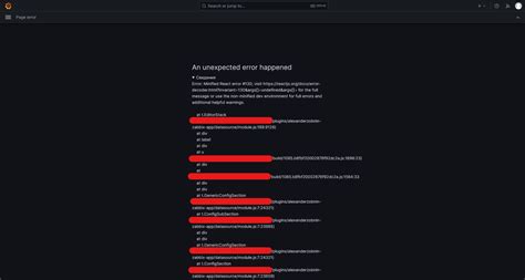 An Unexpected Error Happened Zabbix Plugin Zabbix Grafana Labs