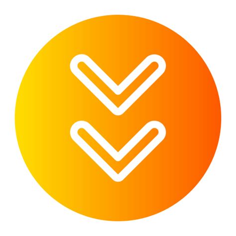 Down Arrow Generic Gradient Fill Icon
